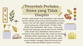 Kedisiplinan disekolah | PPTX