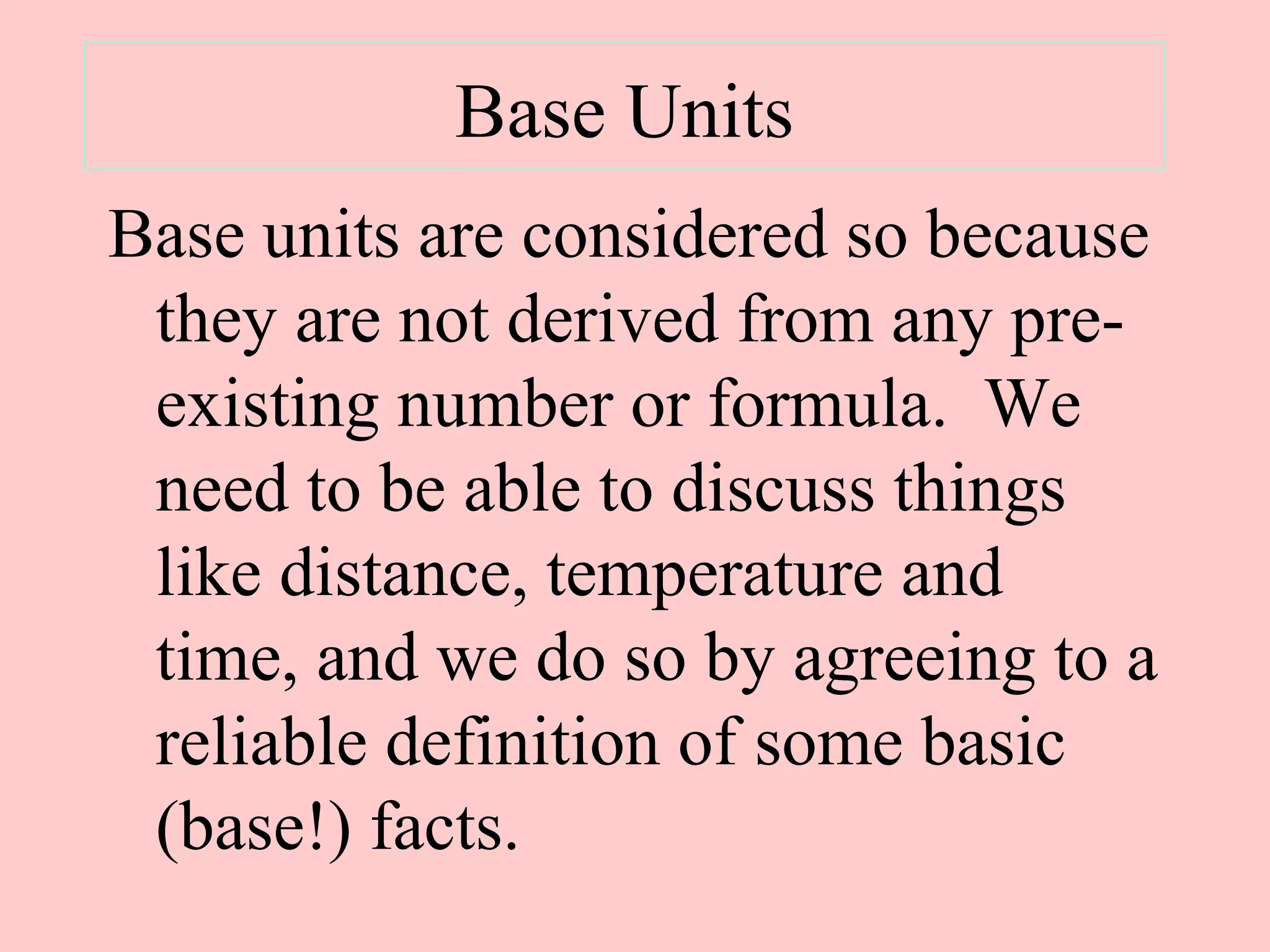 Ppt Measurements Unit 1 | PPT