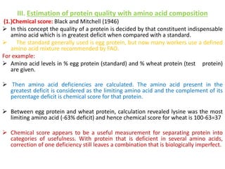 PPT Measures of protein quality.pptx in monogastric | PPTX