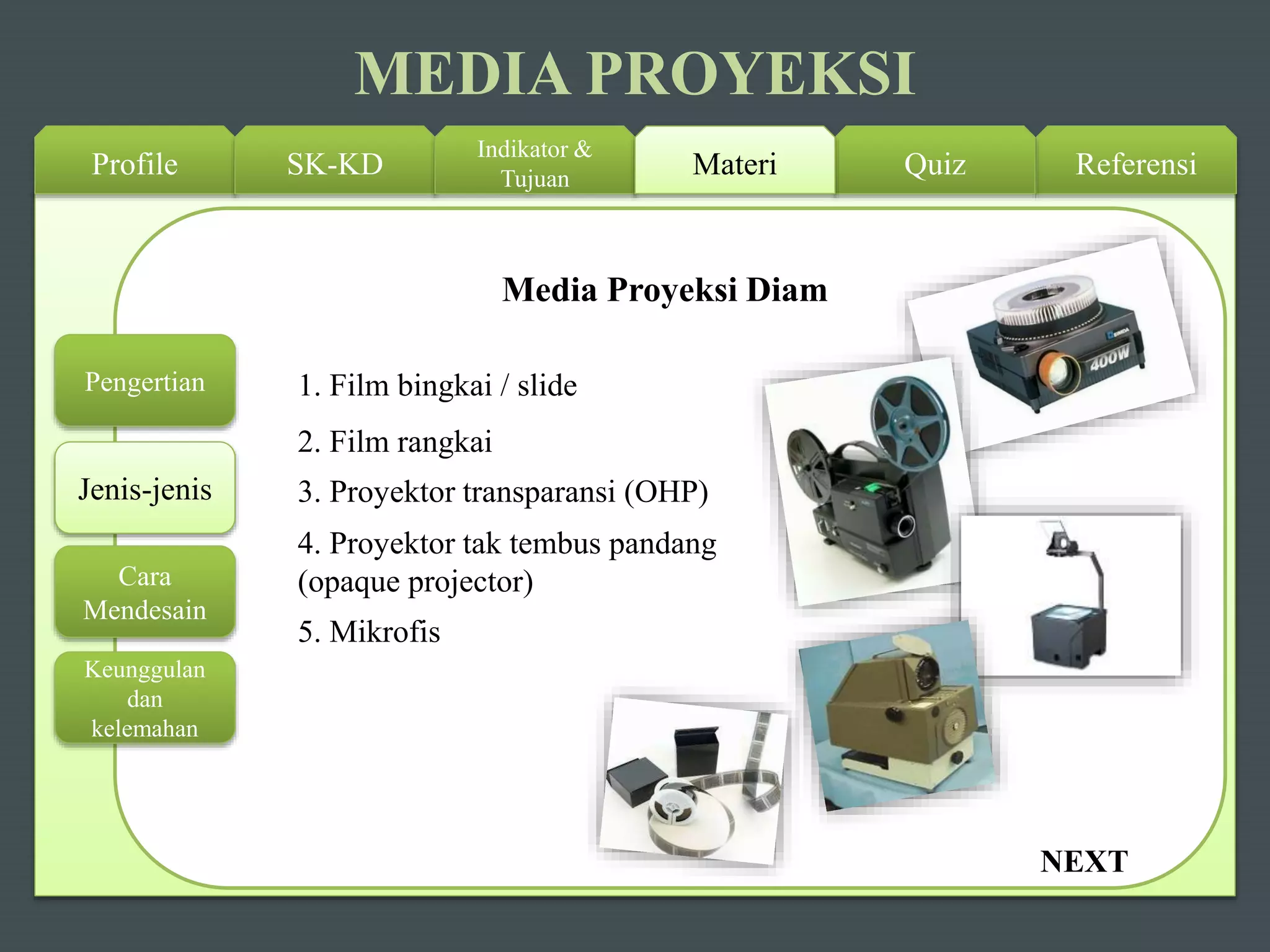 Media Proyeksi (.pptx) | PPTX