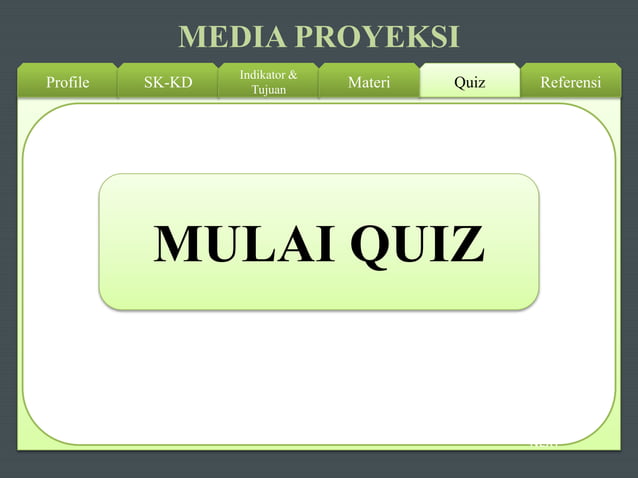 Media Proyeksi (.pptx) | PPT