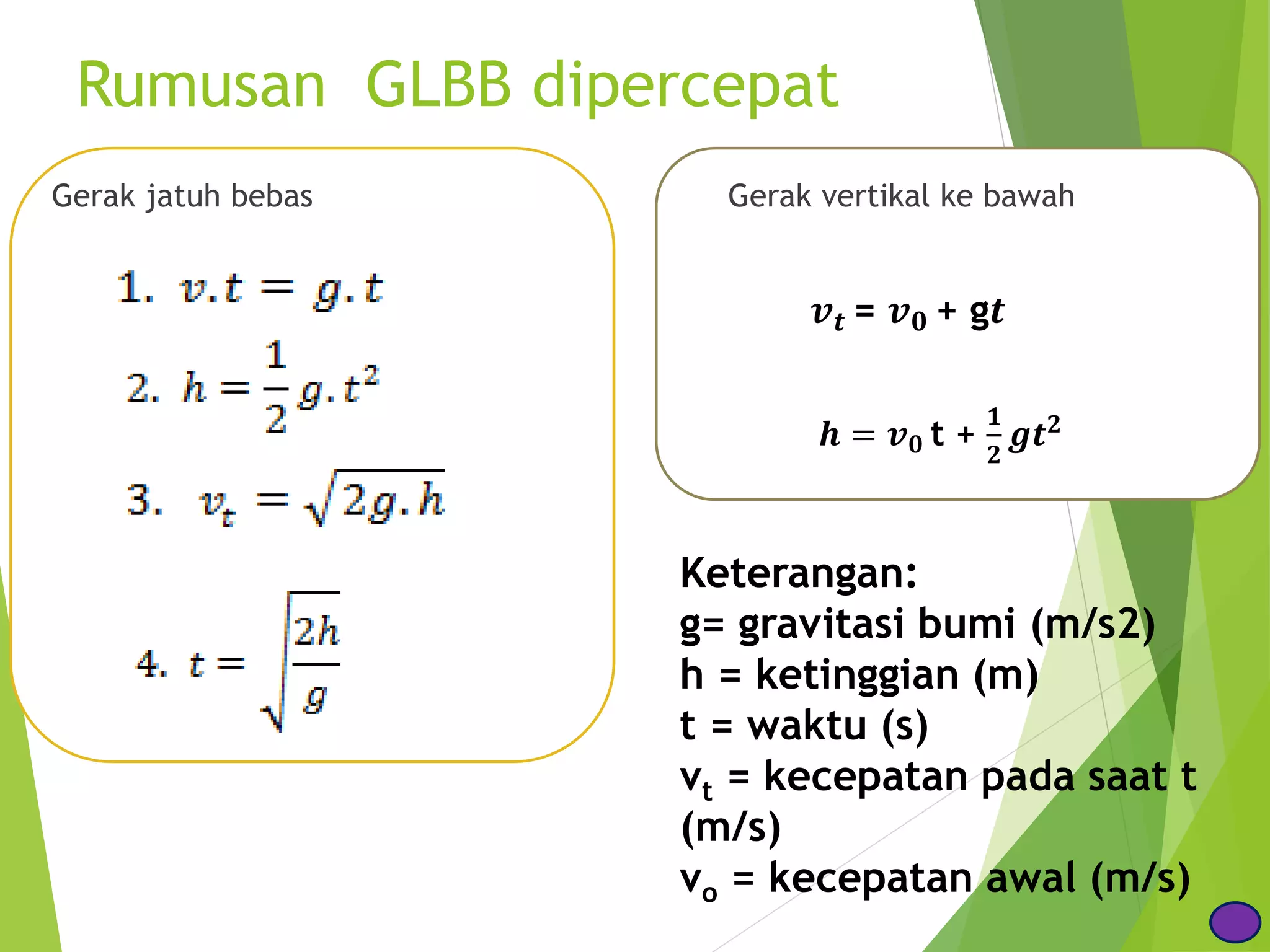 Ppt gerak lurus | PPTX