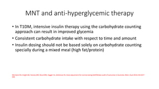 Medical nutrition therapy in diabetes | PPTX