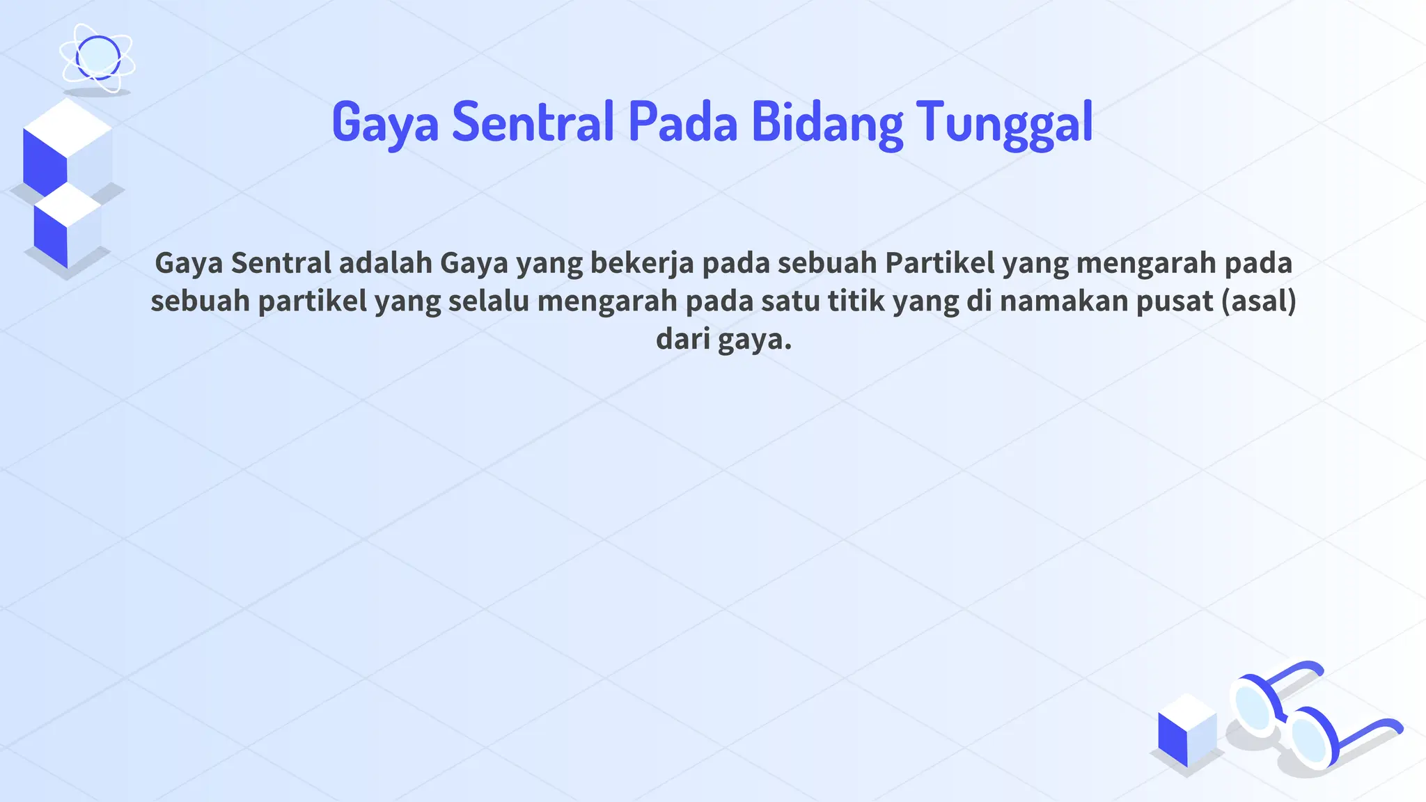 mekanika gaya sentral mekanika fisika se | PPTX