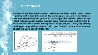 SLIDE PPTT MEKANIKA SISTEM PARTIKEL.pptx