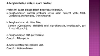 Ppt mekanisme kerja antibiotik | PPTX