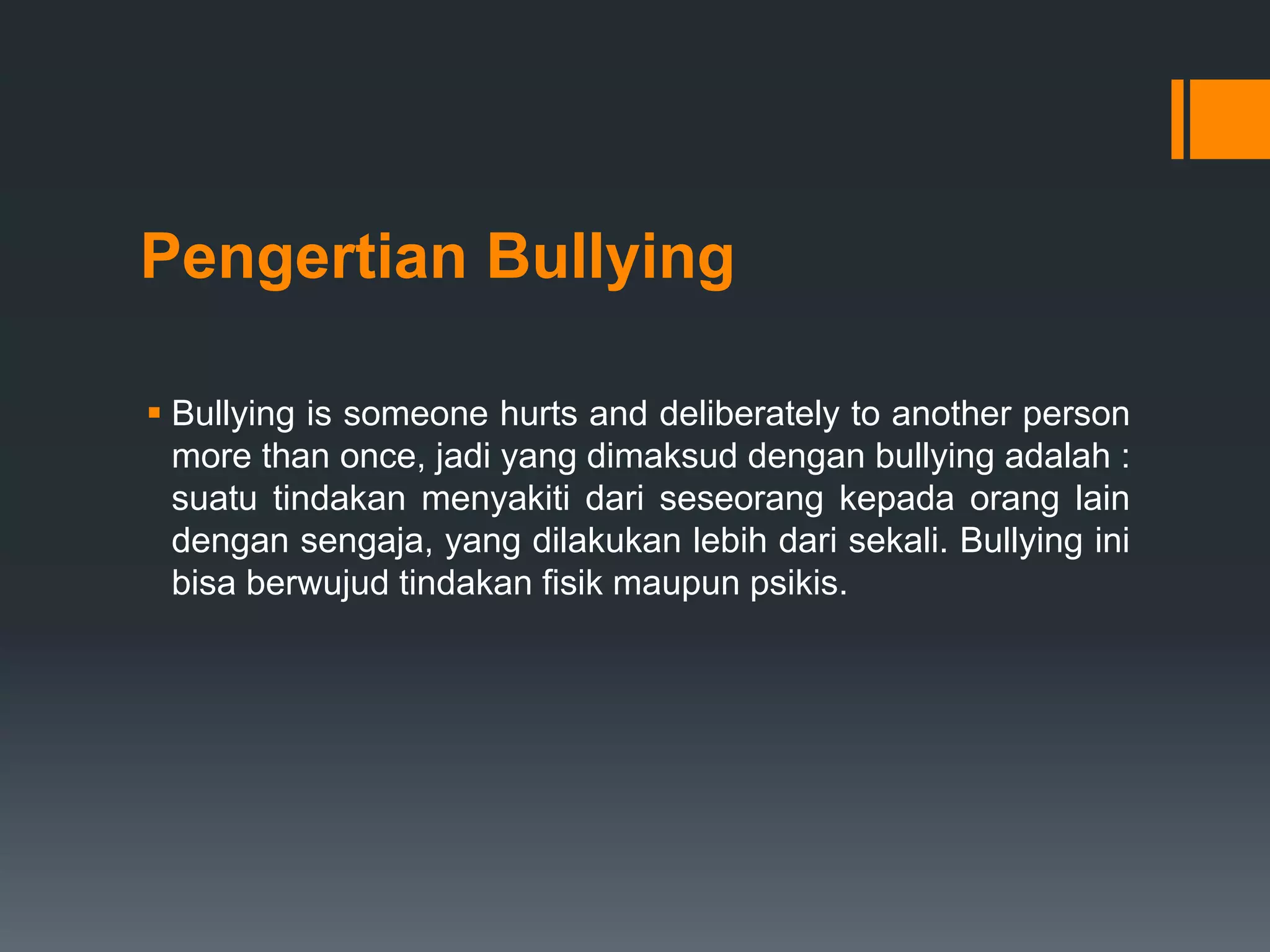 Ppt melawan bullying | PPTX