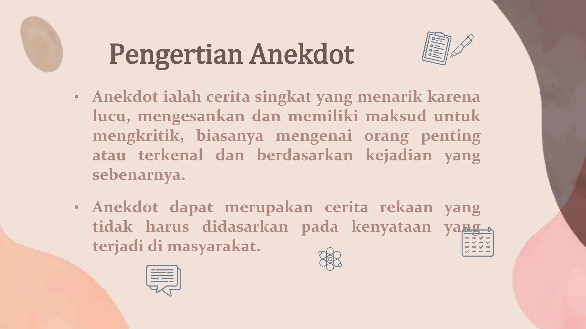 PPT ANEKDOT BAHASA INDONESIA 12312312312 | PPTX