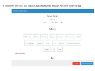 PPT MEMBUAT QUIZIZZ .pptx