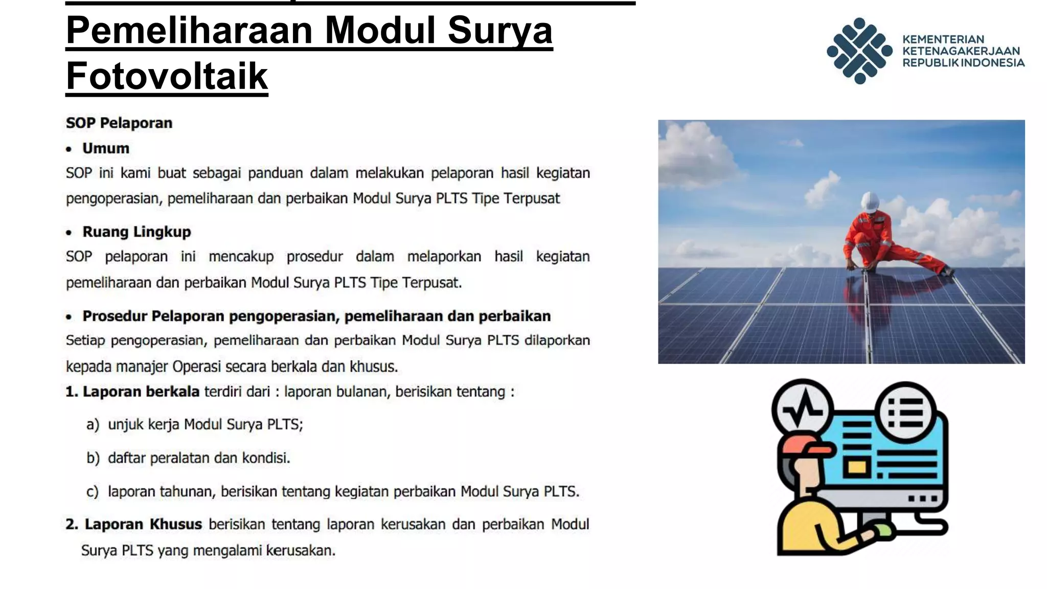 PPT Memelihara Modul Surya PLTS Fotovoltaik.pptx