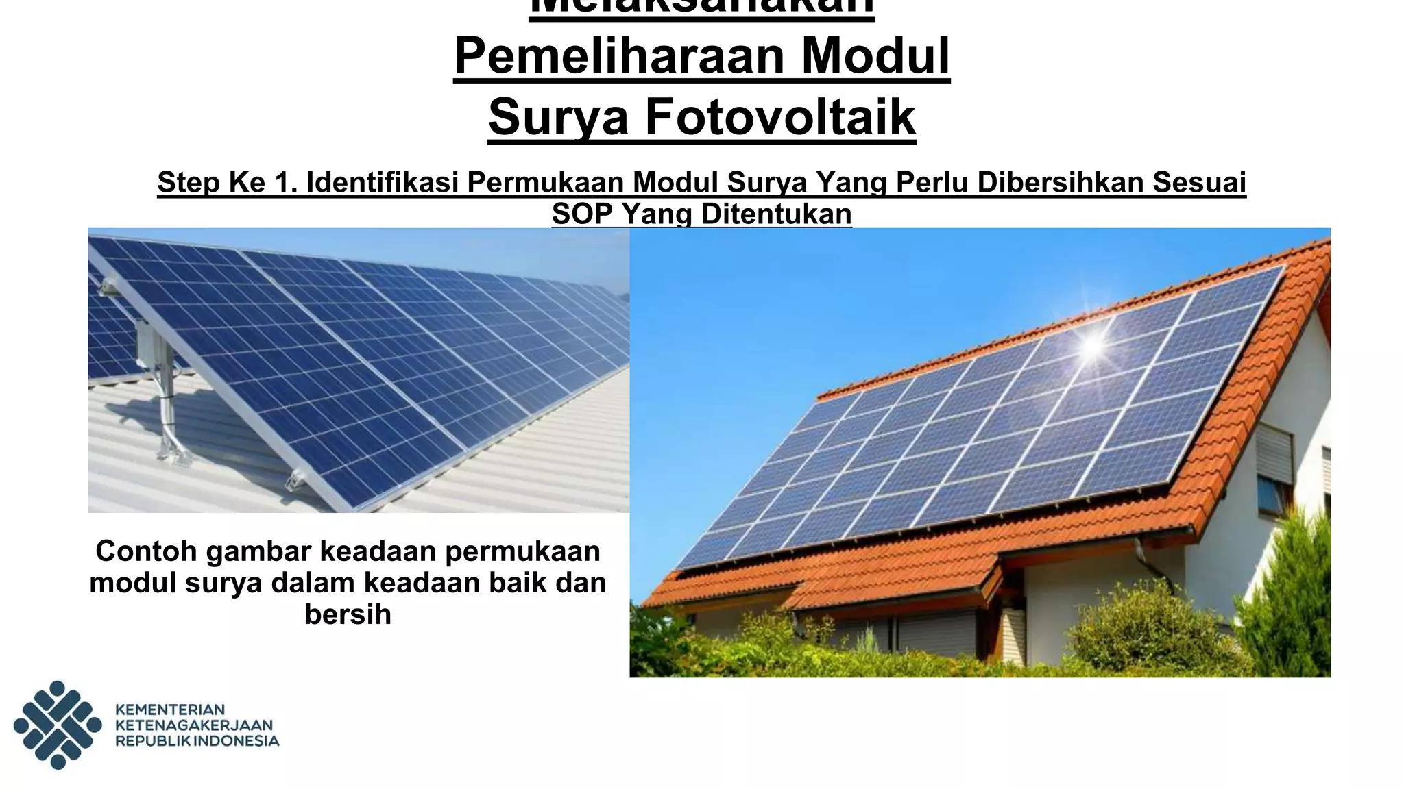 PPT Memelihara Modul Surya PLTS Fotovoltaik.pptx