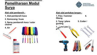 PPT Memelihara Modul Surya PLTS Fotovoltaik.pptx