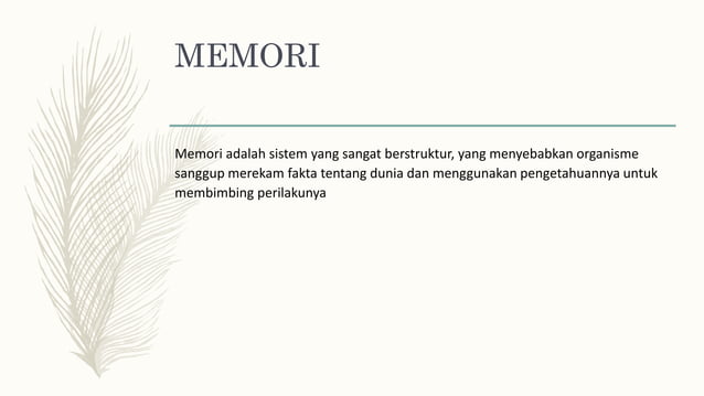 Ppt memori dan berpikir | PPT