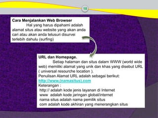 Ppt mengakses informasi melalui homepage | PPT