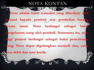 Ppt mengelola bukti transaksi | PPTX