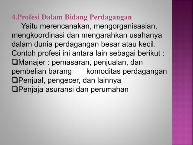 Ppt mengenal jenis jenis profesi | PPTX