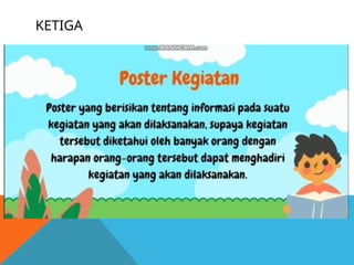 menggambar poster, definisi poster, macam-macam poster dan cara membuat ...