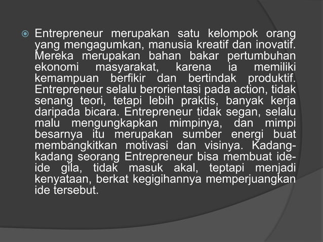 Ppt menjadi wirausaha sukses | PPTX