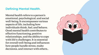 Mental health and its ways to deal with it. | PDF