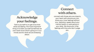 Mental health and its ways to deal with it. | PDF | Mental Health ...