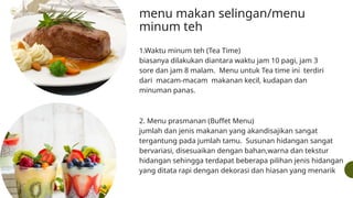 Materi Menu dan perencanaan menu kelas XI Kuliner | PPTX