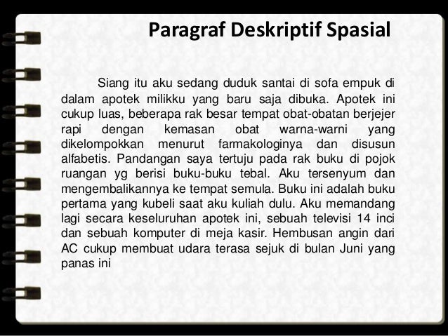 Menulis Paragraf Deskriptif