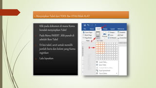 PPT Menyisipkan Tabel Dalam Dokumen Pengolah Kata.pptx