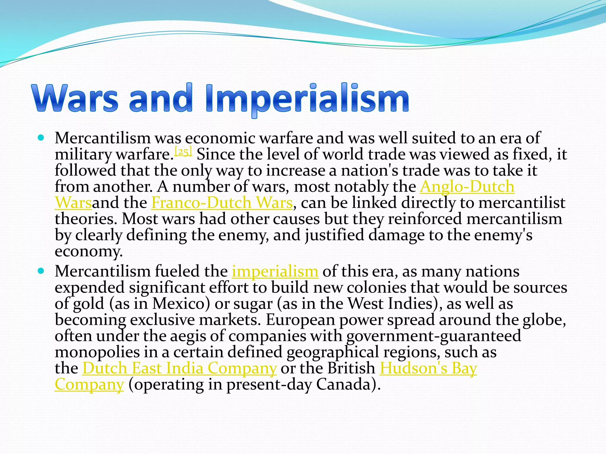 Ppt mercantilism | PPTX