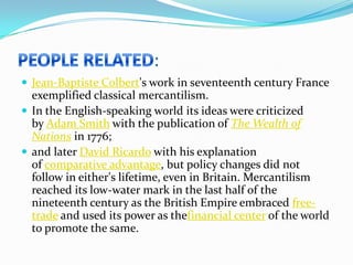 Ppt mercantilism | PPTX