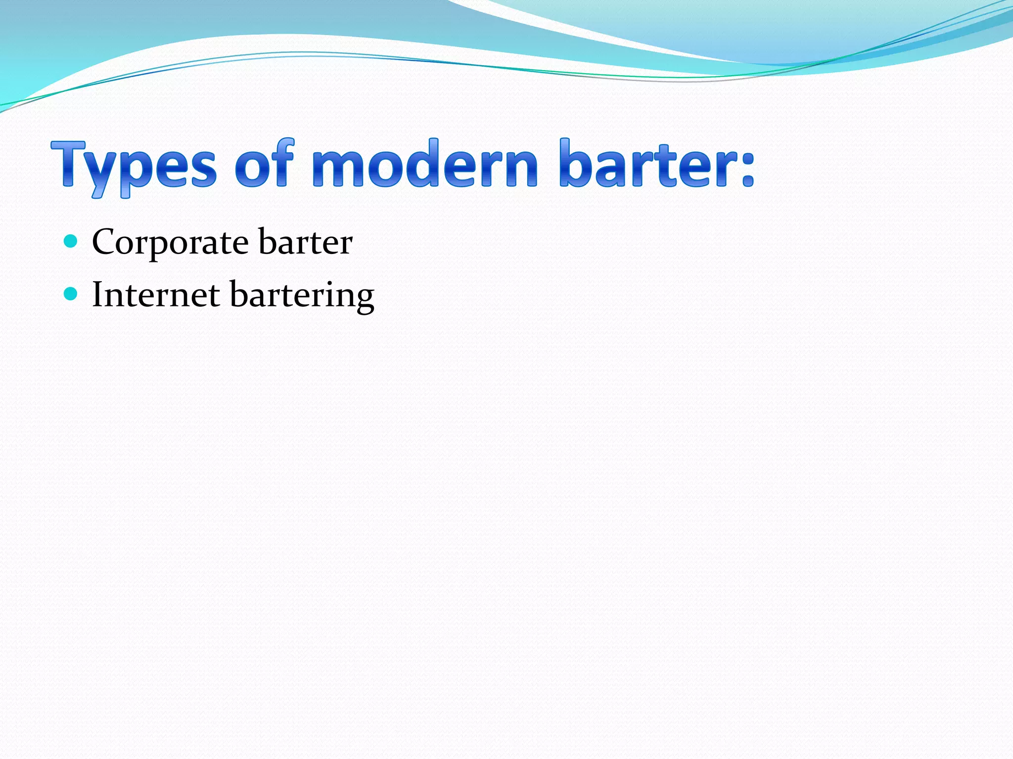 Ppt mercantilism and barter | PPTX