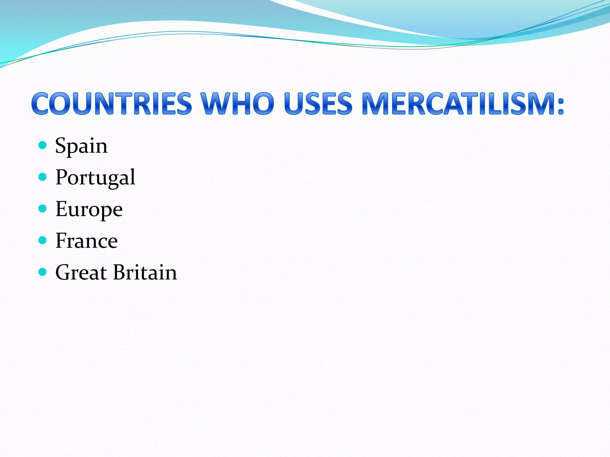 Ppt mercantilism and barter | PPTX