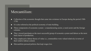 Mercantilism: International Trade Theory | PPTX