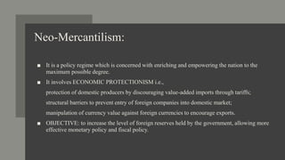 Mercantilism: International Trade Theory | PPTX