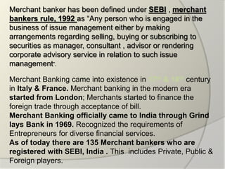 Ppt merchant bank | PPTX