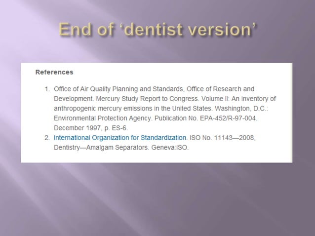 Ppt mercury hygiene review vancouver bc | PPT