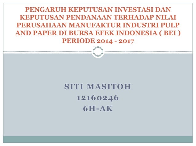 Ppt metlit siti masitoh 12160246 | PPTX