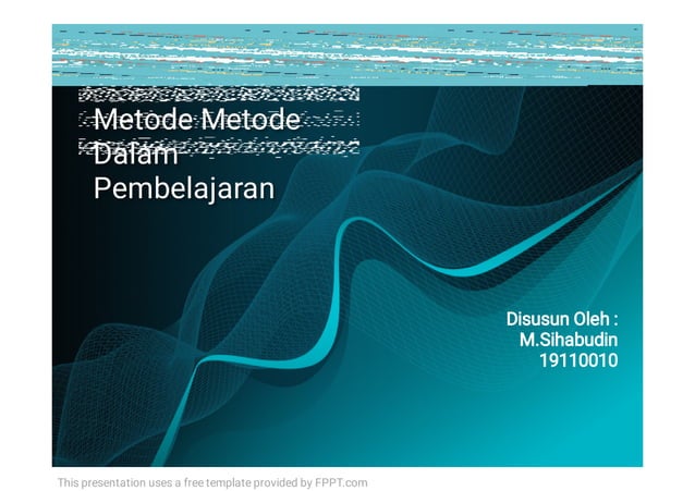 PPT Metode metode dalam pembelajaran.pdf