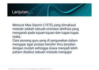 PPT Metode metode dalam pembelajaran.pdf