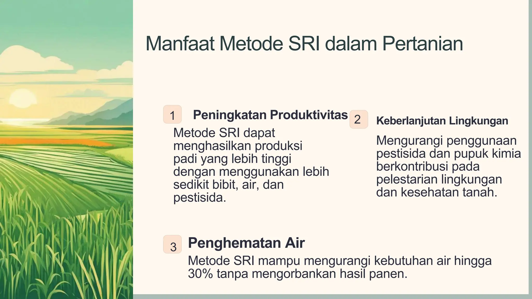 PPT budidaya pasi dengan menggunakan metode sri | PPTX