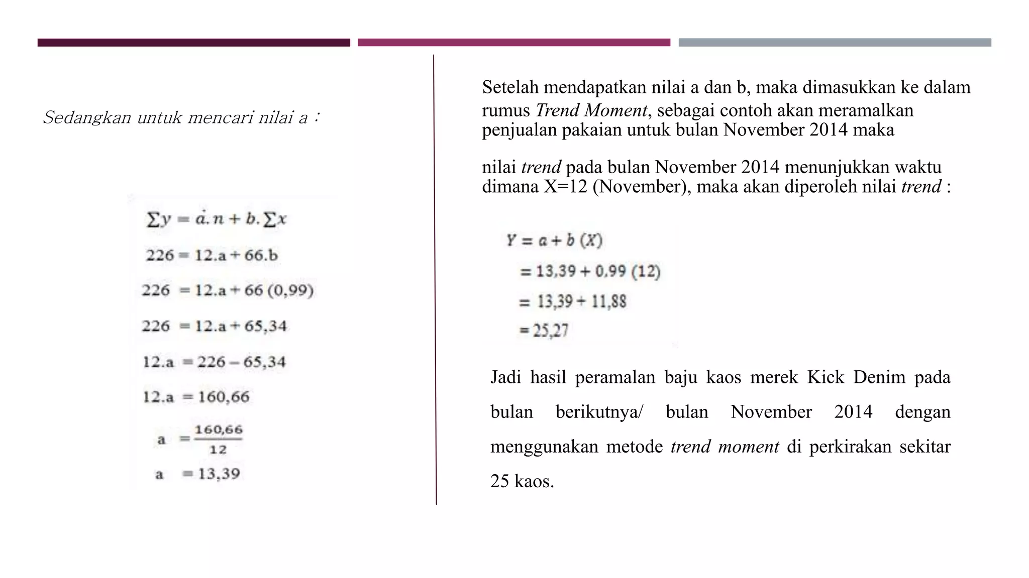 Ppt metode trend moment | PPTX