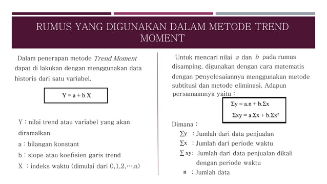 Ppt metode trend moment | PPTX