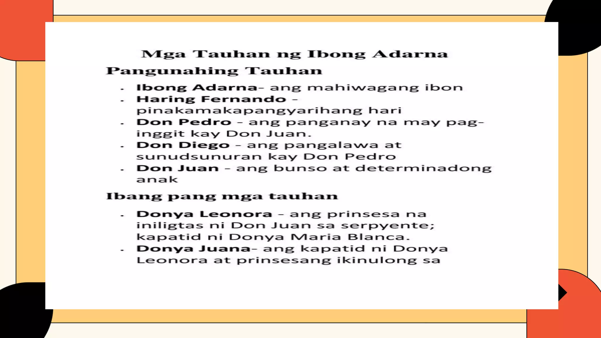 PPT Mga Tauhan sa Ibong Adarna (1).pptx