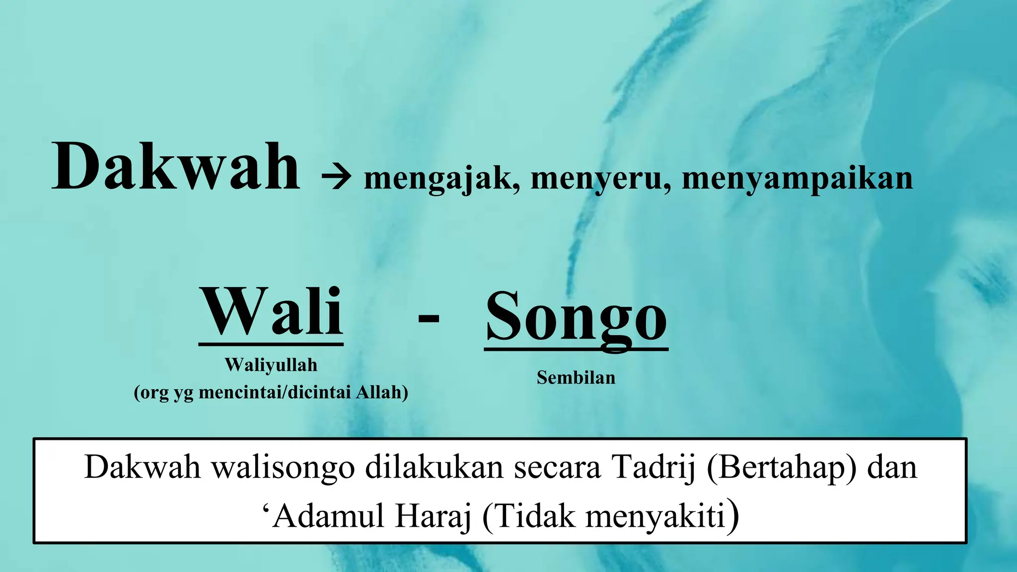 Wali Songo, Persebaran Dakwah Walisongo di Indonesia, Metode Dakwah Wali Songo.pptx