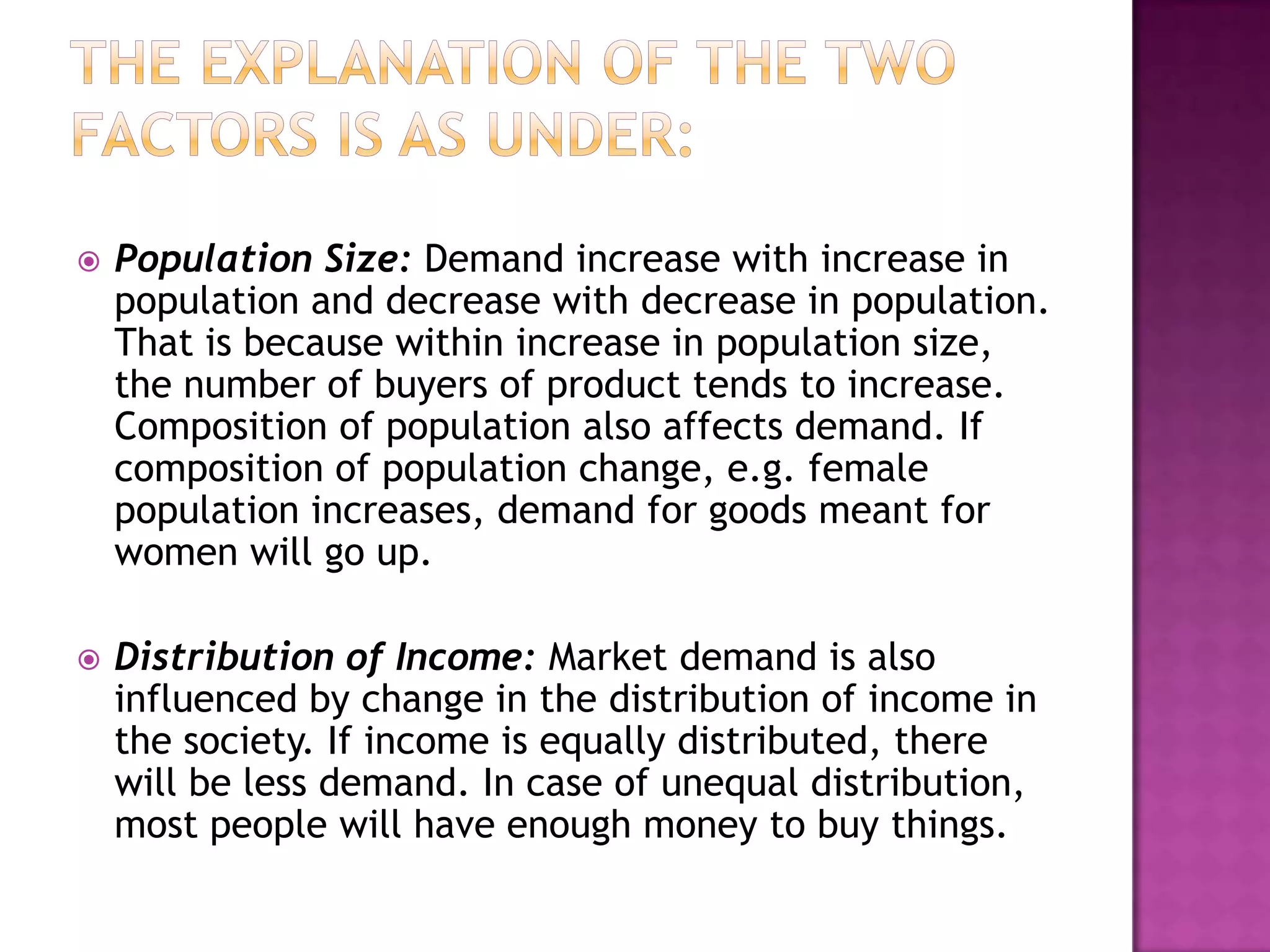 DEMAND ,TYPES AND IT'S FUNCTIONS | PPTX