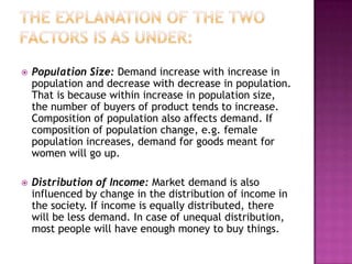 DEMAND ,TYPES AND IT'S FUNCTIONS | PPTX