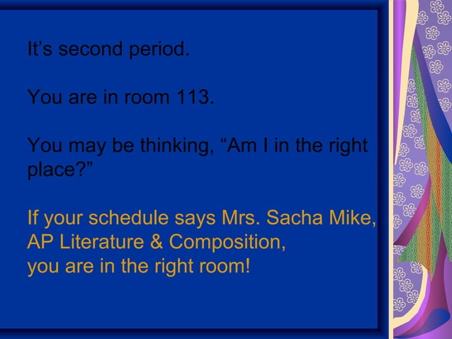 Ppt mike script | PPT | Homework and Study | Education