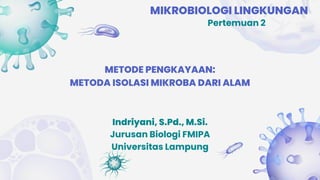 PPT MIKLING PERTEMUAN 2 biologi universitas lampung | PPT