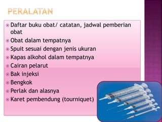 Pemebrian obat melalui Intravena | PPTX
