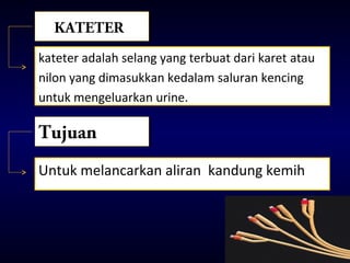 Prosedur pemasangan kateter slideshare | PPT