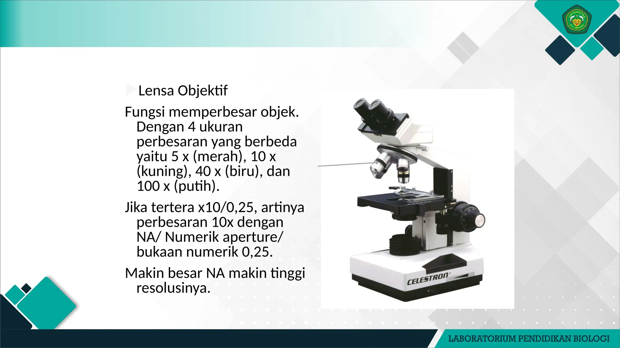 Pengenalan Mikroskop untuk pengamatan sel tumbuhan dan hewan | PPTX
